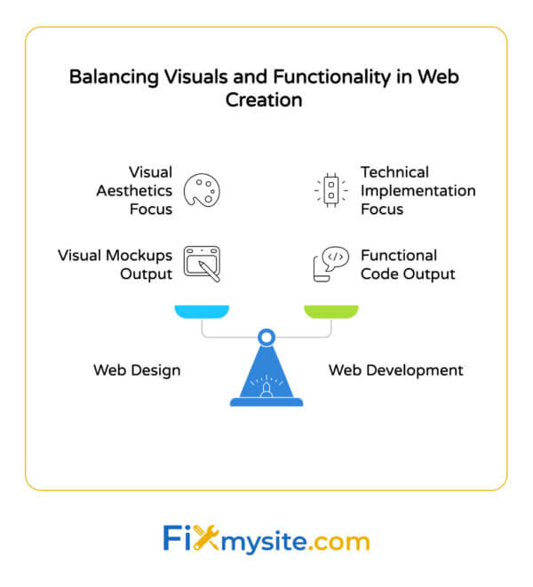 Development vs Design: Understanding the Key Differences